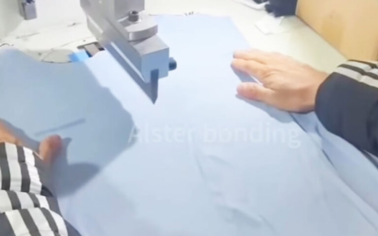 How to Make Seamless POLO Shirt Placket with Ultrasonic Punching ...